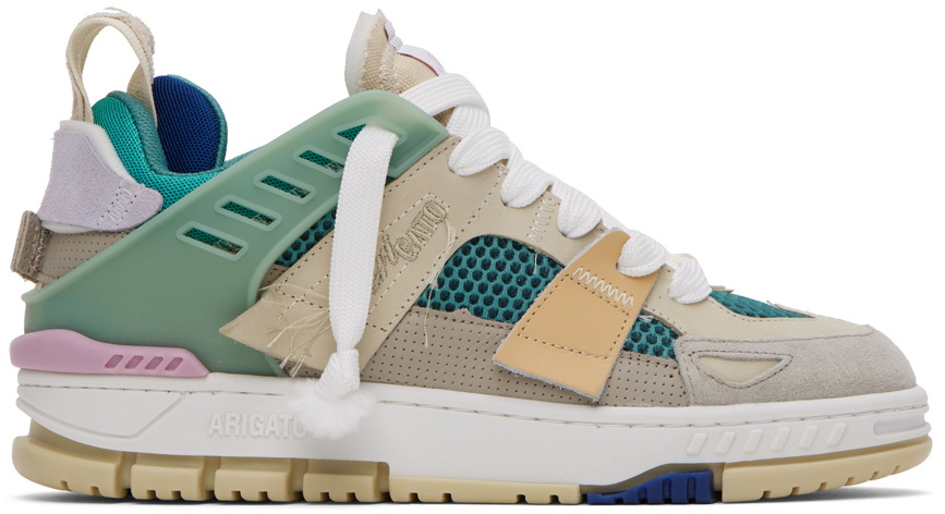 Axel Arigato Blue & Beige Patchwork Sneakers Axel Arigato