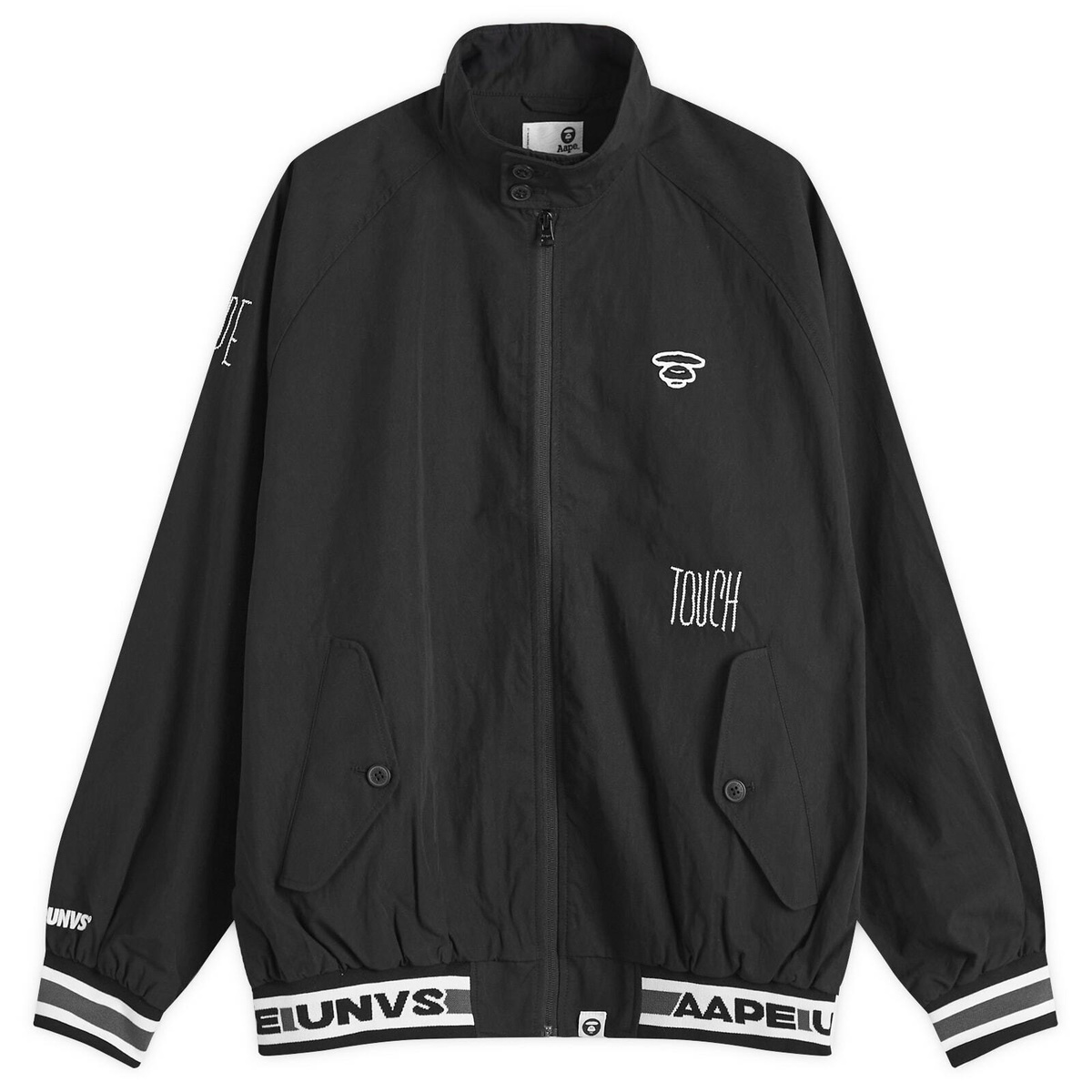 Men's AAPE Cotton Driving Jacket in Black AAPE by A Bathing Ape