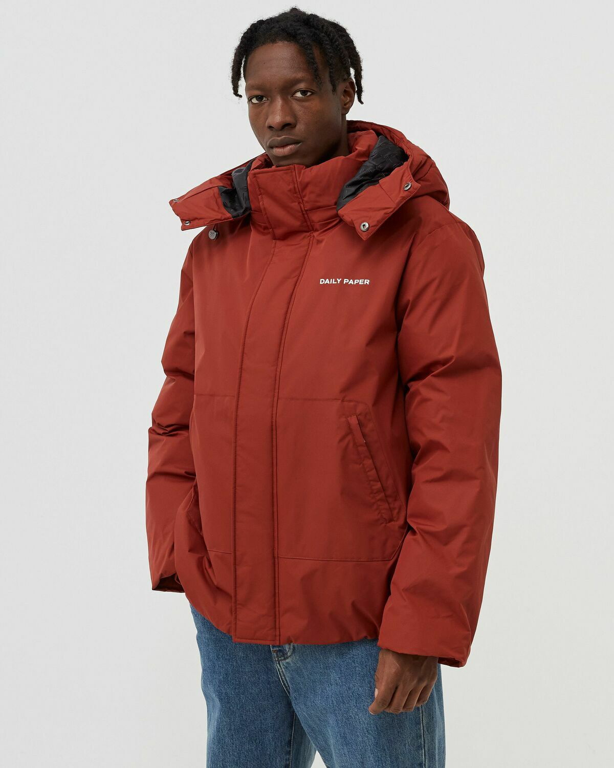 Daily Paper Nuraz Puffer Jacket Red Down & Puffer Jackets Daily Paper