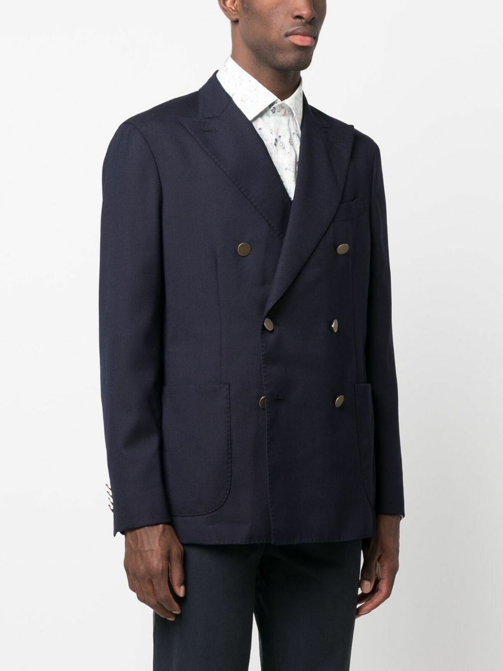 BOGLIOLI - Wool Double-breasted Jacket Boglioli