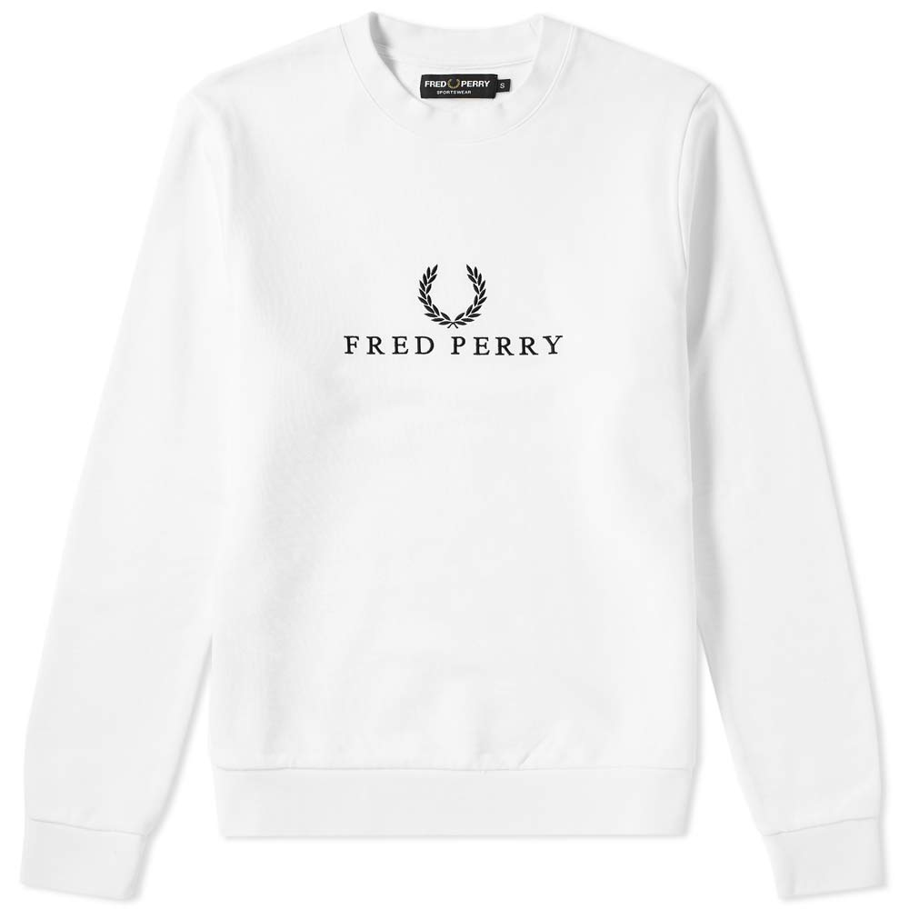 Fred Perry Monochrome Tennis Sweat Fred Perry Laurel Wreath