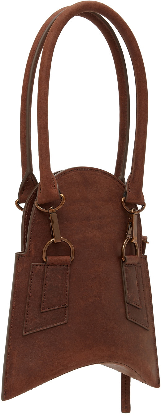 KNWLS Brown Suede Fang Bag KNWLS