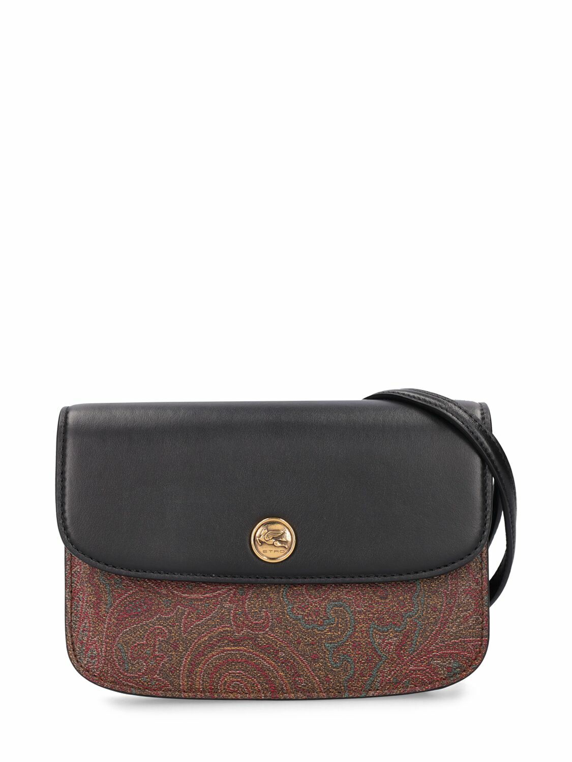 ETRO - Paisley Cotton & Leather Shoulder Bag Etro