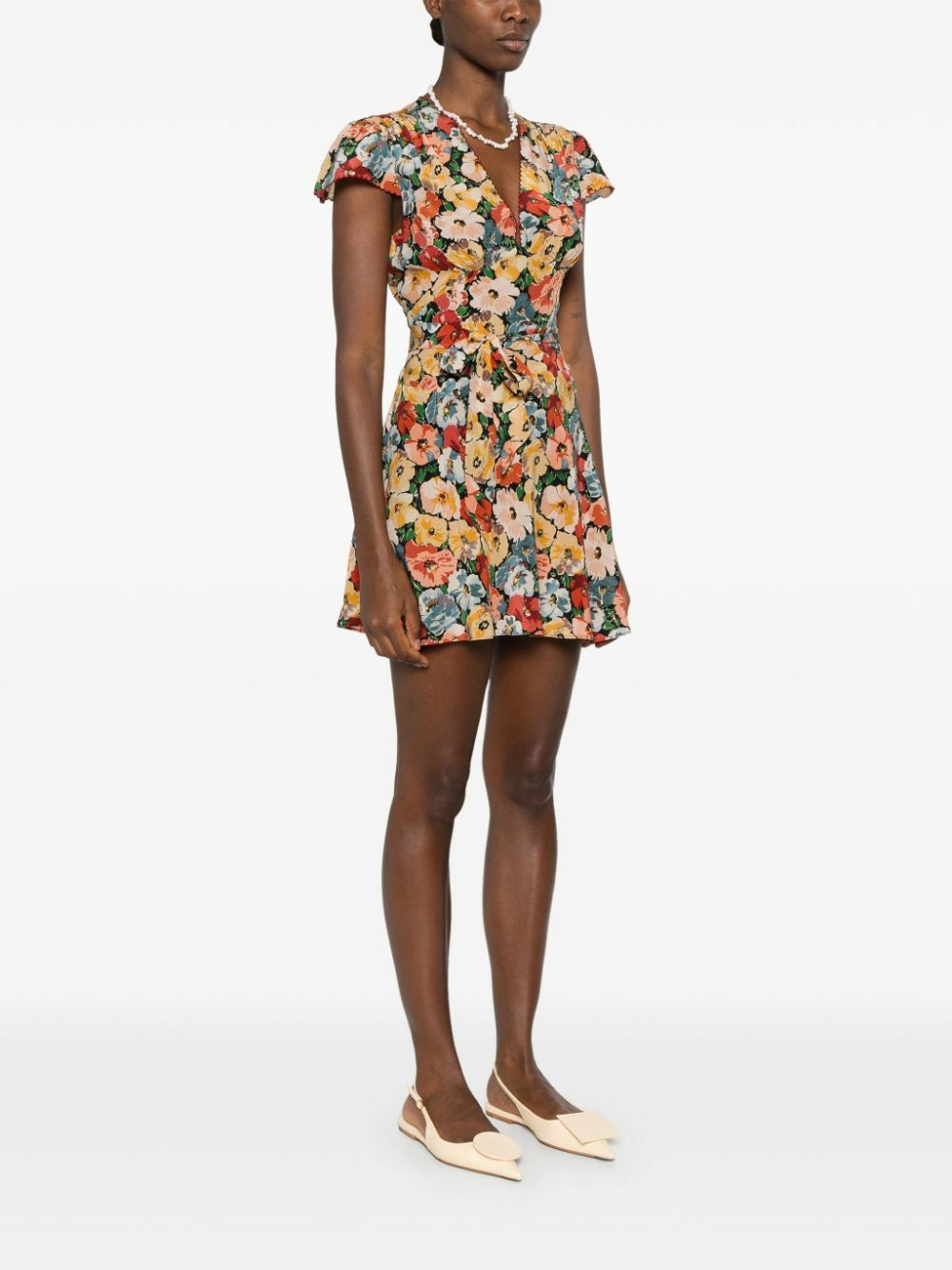 DÔEN Floral Minidress DÔEN