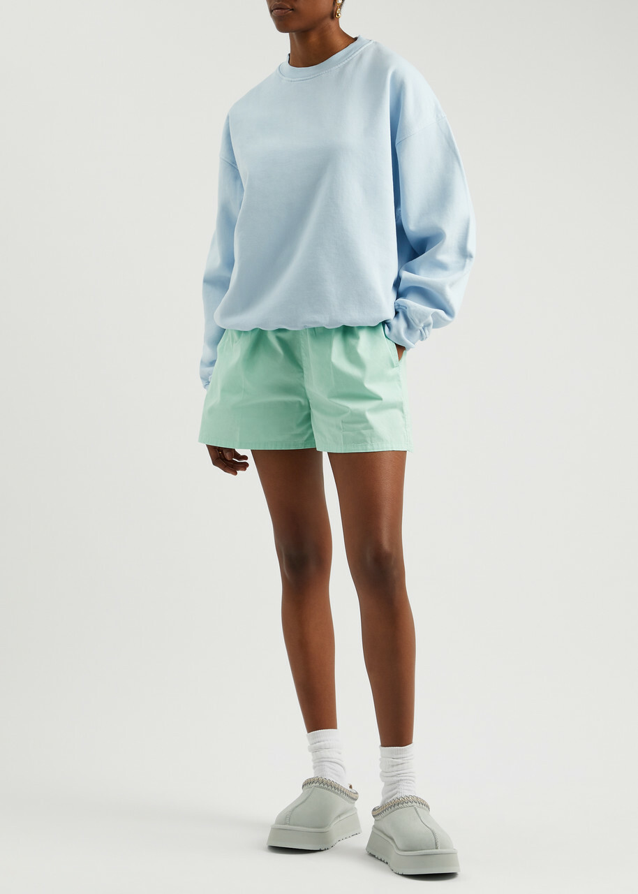 Colorful Standard Cotton-twill Shorts Light Blue Colorful Standard