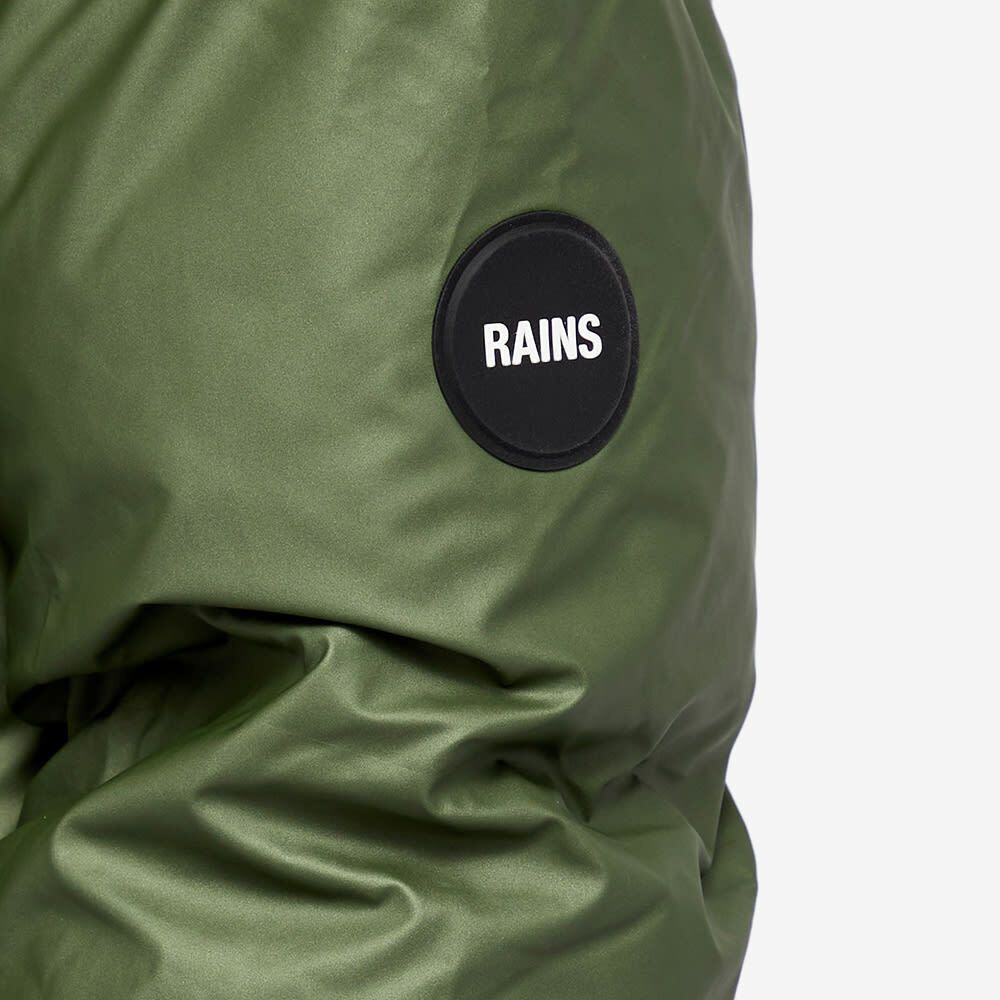 Rains Women's Boxy Puffer Jacket in Evergreen Rains