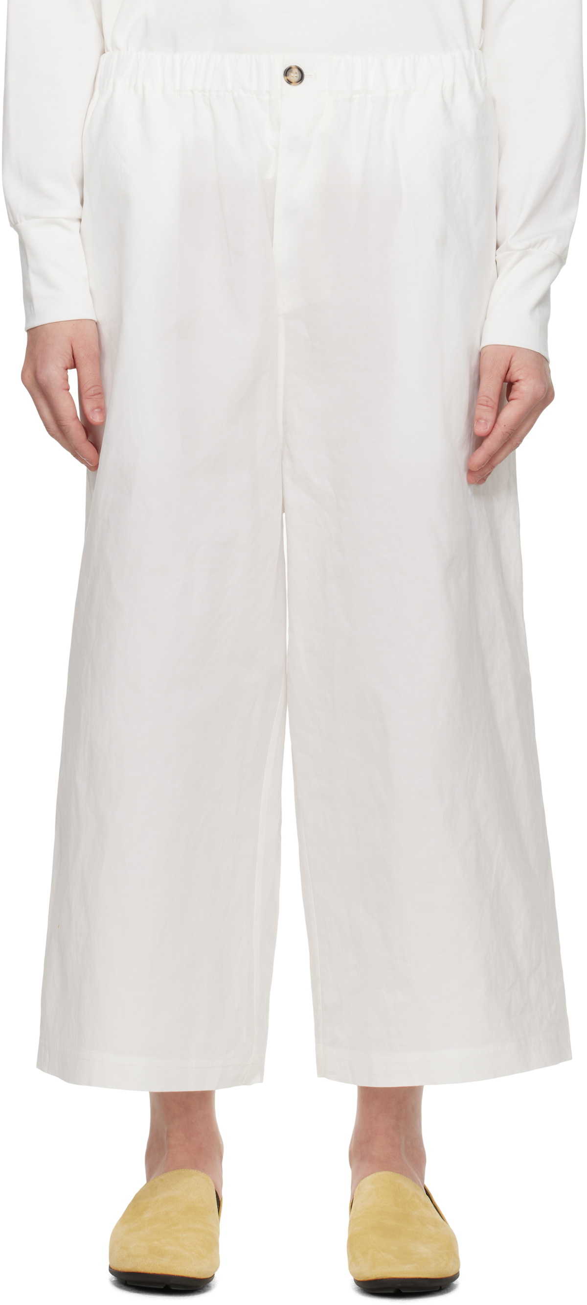 Sofie D'Hoore Off-White Ponce Trousers Sofie D'Hoore