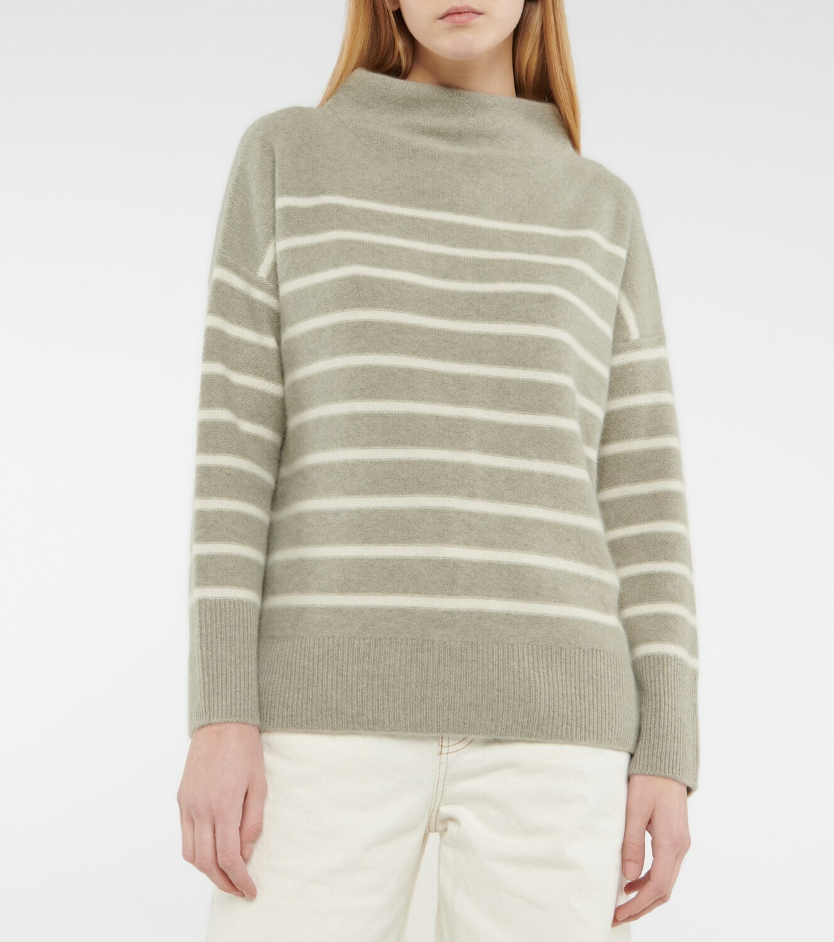 Vince - Striped cashmere sweater Vince