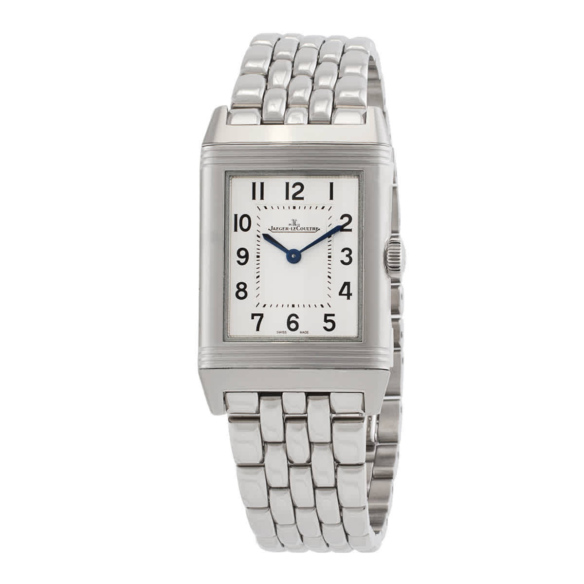Jaeger LeCoultre Reverso Classic Quartz Silver Dial Ladies Watch ...