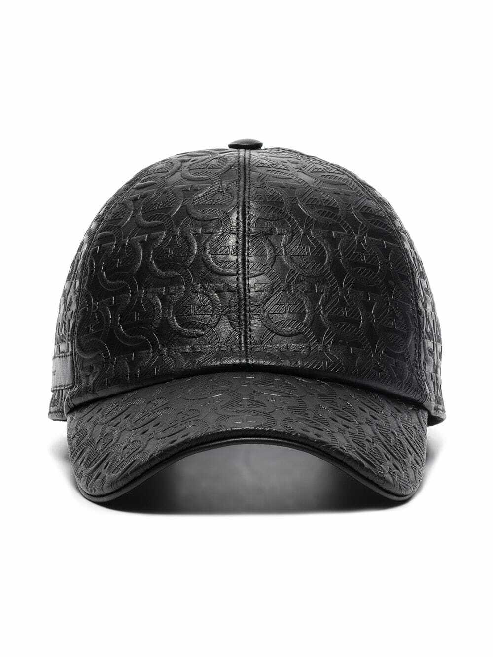 FERRAGAMO - Gancini Leather Baseball Cap Salvatore Ferragamo