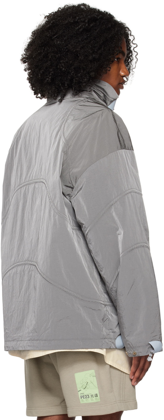 A. A. Spectrum Gray Pressure Jacket A. A. Spectrum