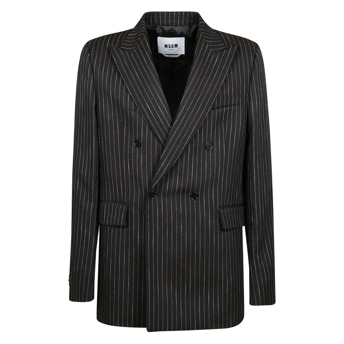 Msgm Double-breasted Pinstriped Blazer MSGM