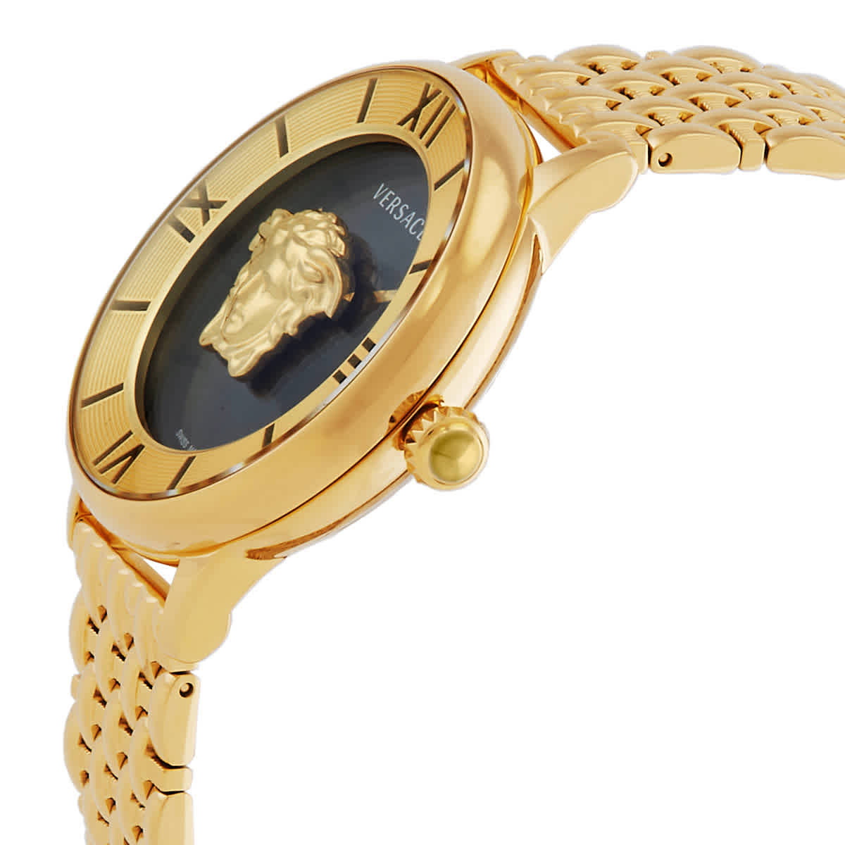 Versace La Medusa Quartz Black Dial Ladies Watch VE2R00322 Versace