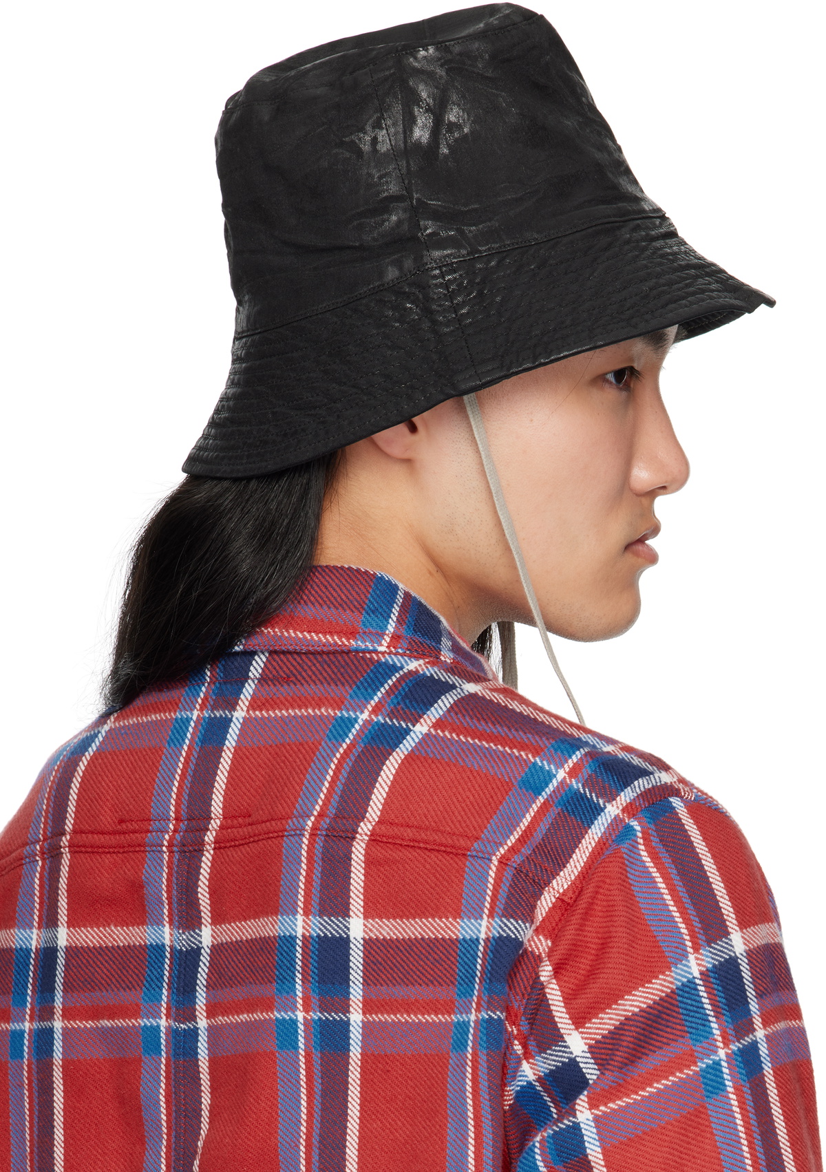 Rick Owens DRKSHDW Black 'Hollywood' Gilligan Bucket Hat Rick Owens Drkshdw