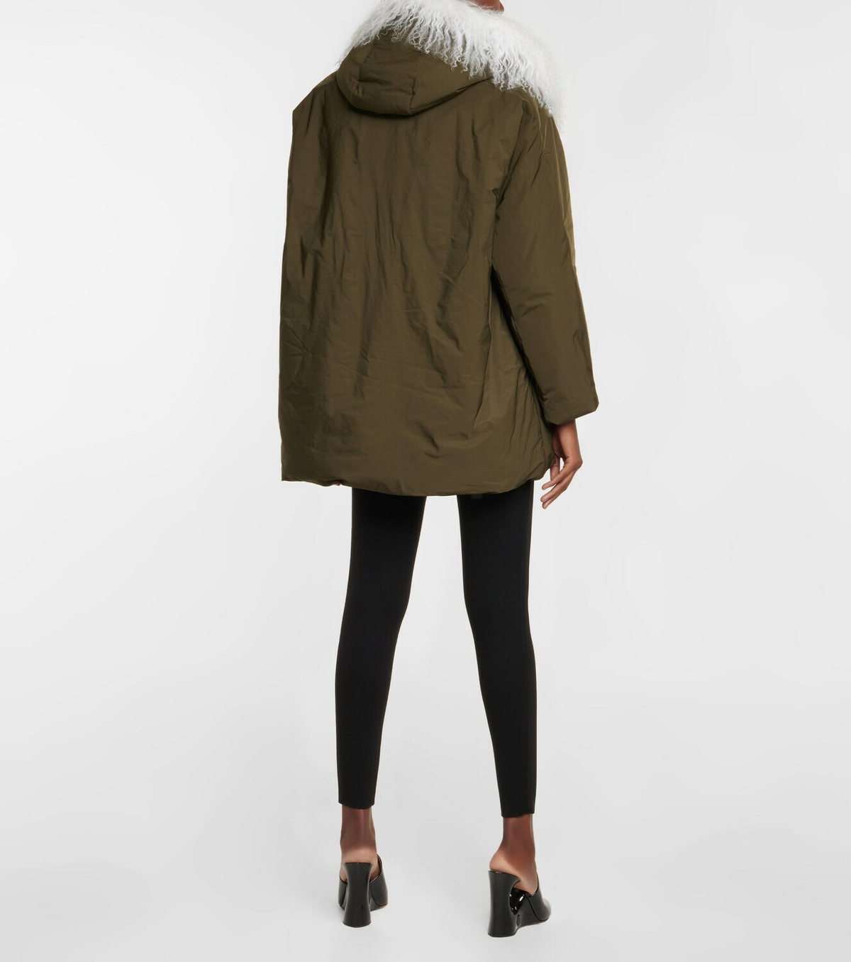 Alaïa Shearling-lined coat ALAÏA