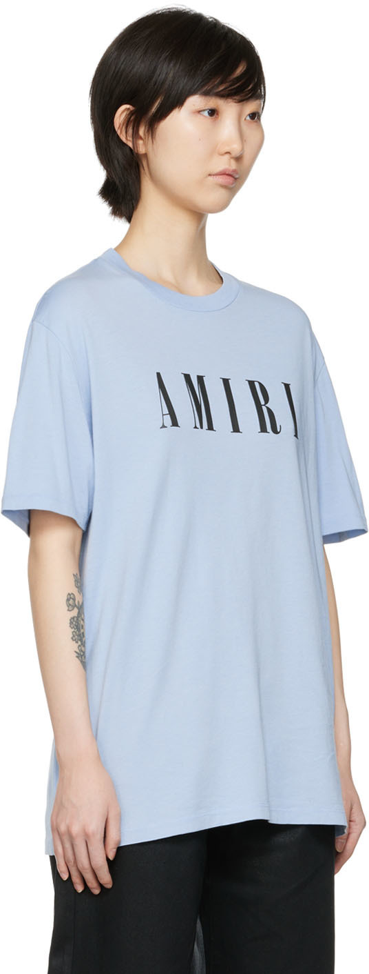 AMIRI Blue Cotton T-Shirt Amiri