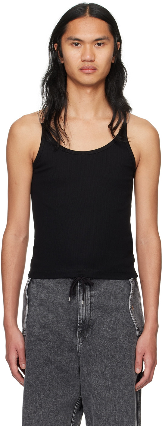 Dion Lee Black Wire Strap Tank Top Dion Lee