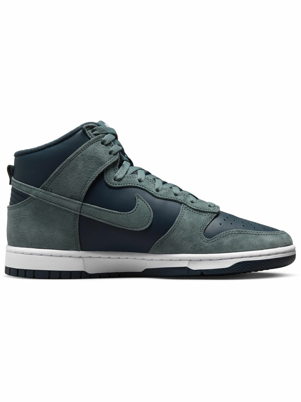 Nike - Dunk High Leather Sneakers - Blue Nike