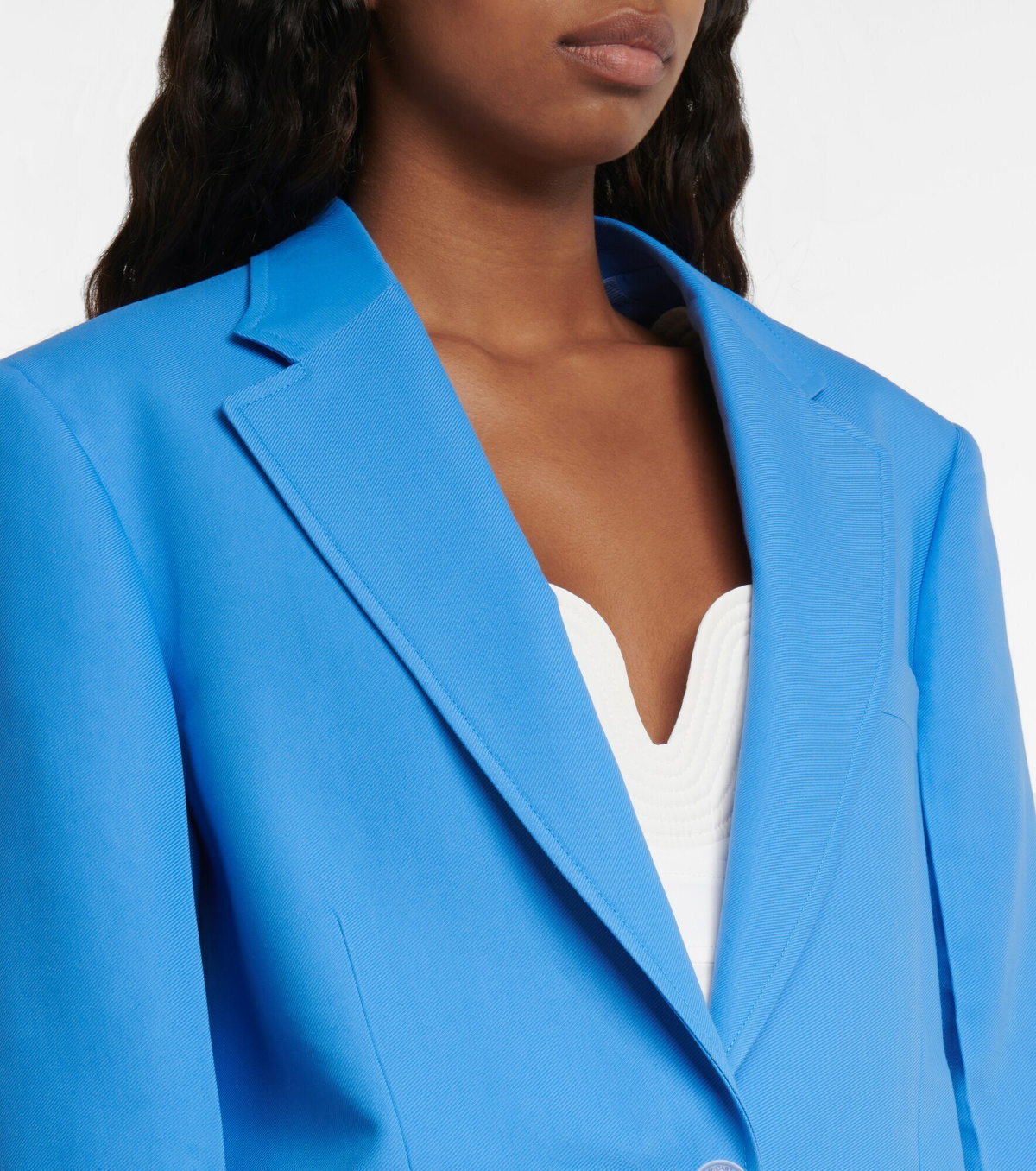 Stella Mccartney Single Breasted Twill Blazer Stella Mccartney