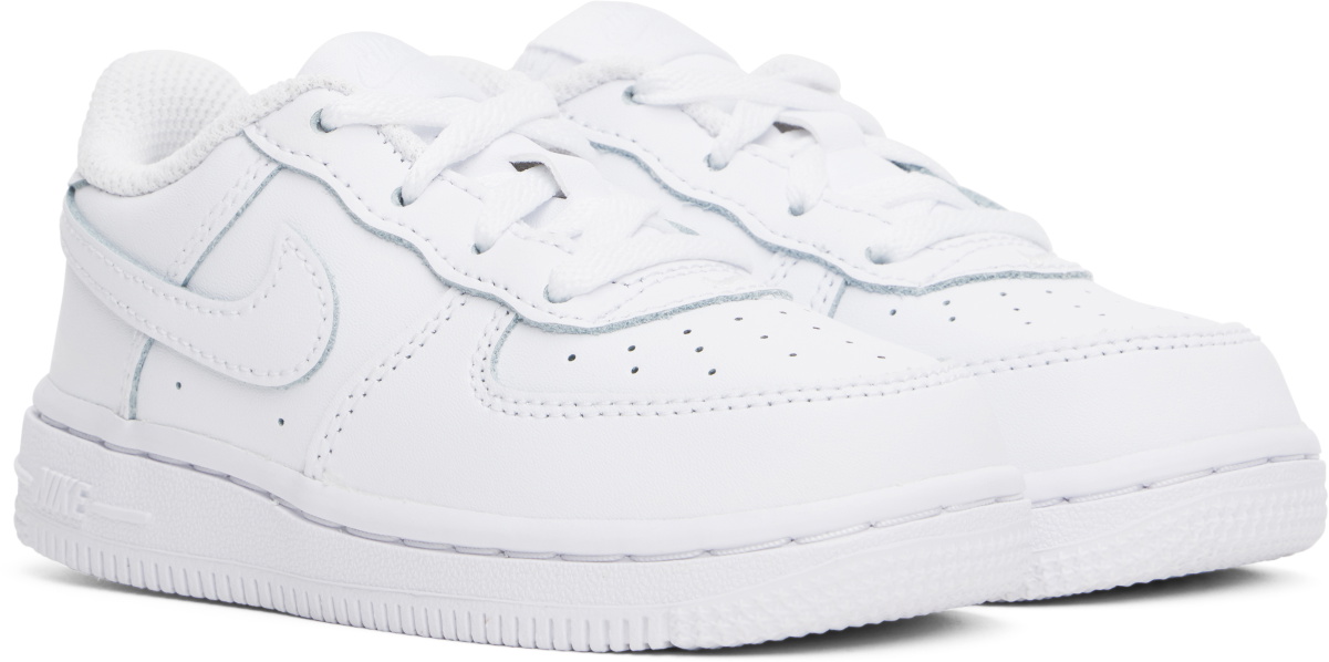 Nike Baby White Air Force 1 LE Sneakers Nike