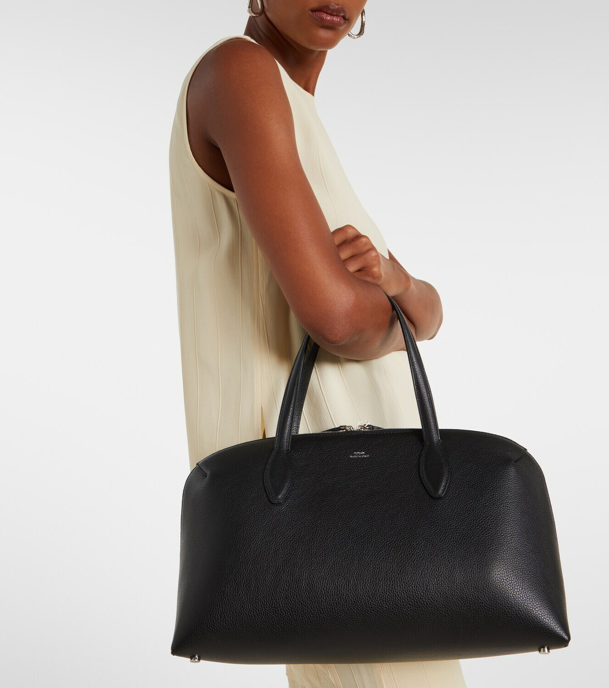 Toteme Lounge Medium leather tote bag Toteme