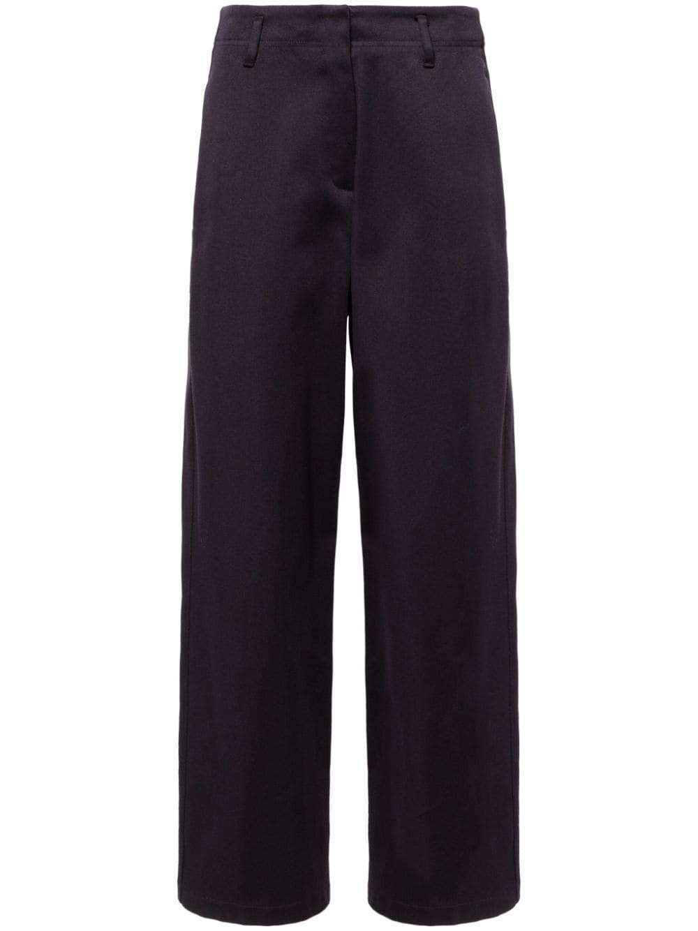 FORTE FORTE - Cotton Blend Straight Trousers Forte Forte