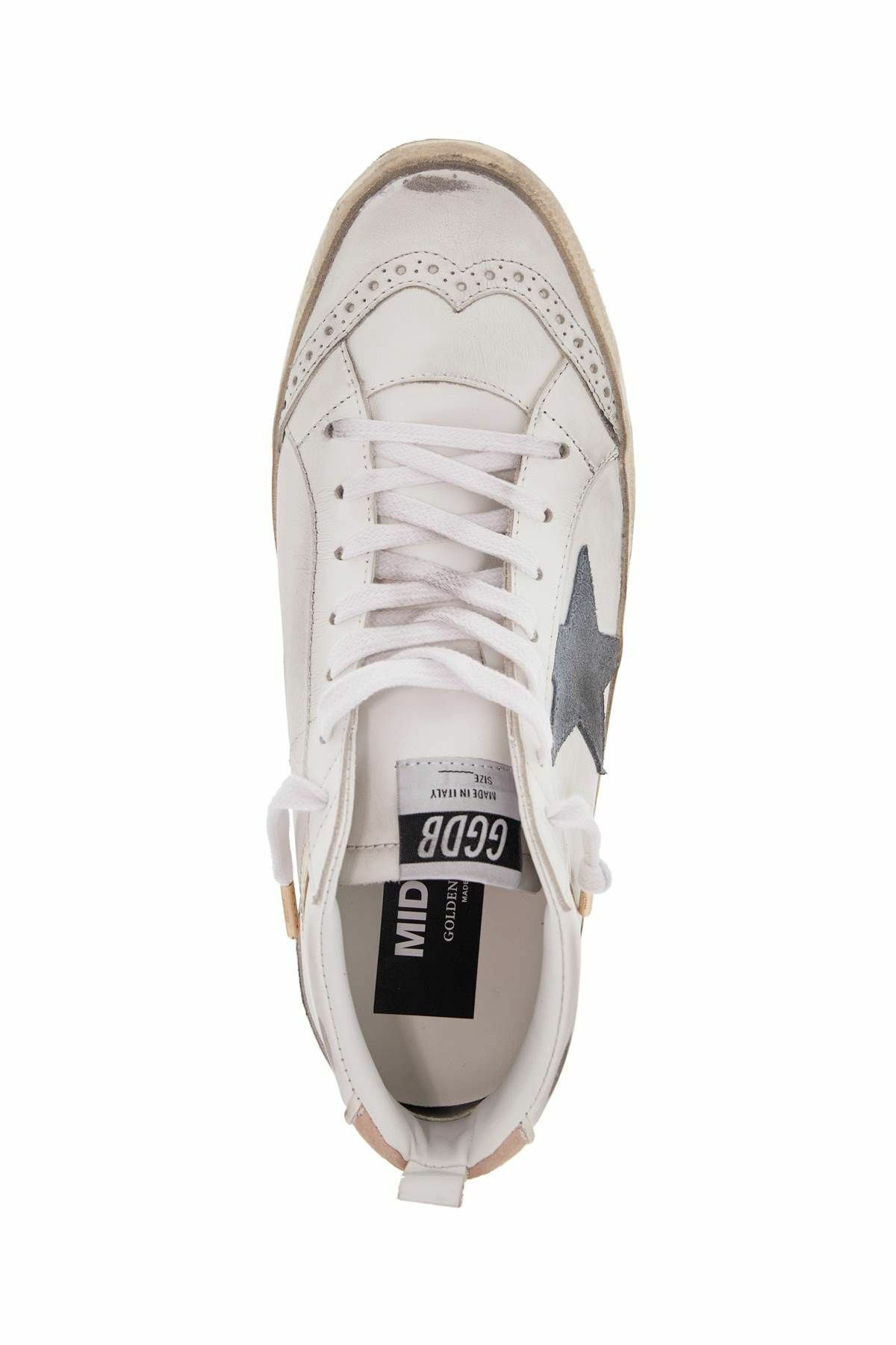 GOLDEN GOOSE mid star sneakers by White Golden Goose Deluxe Brand
