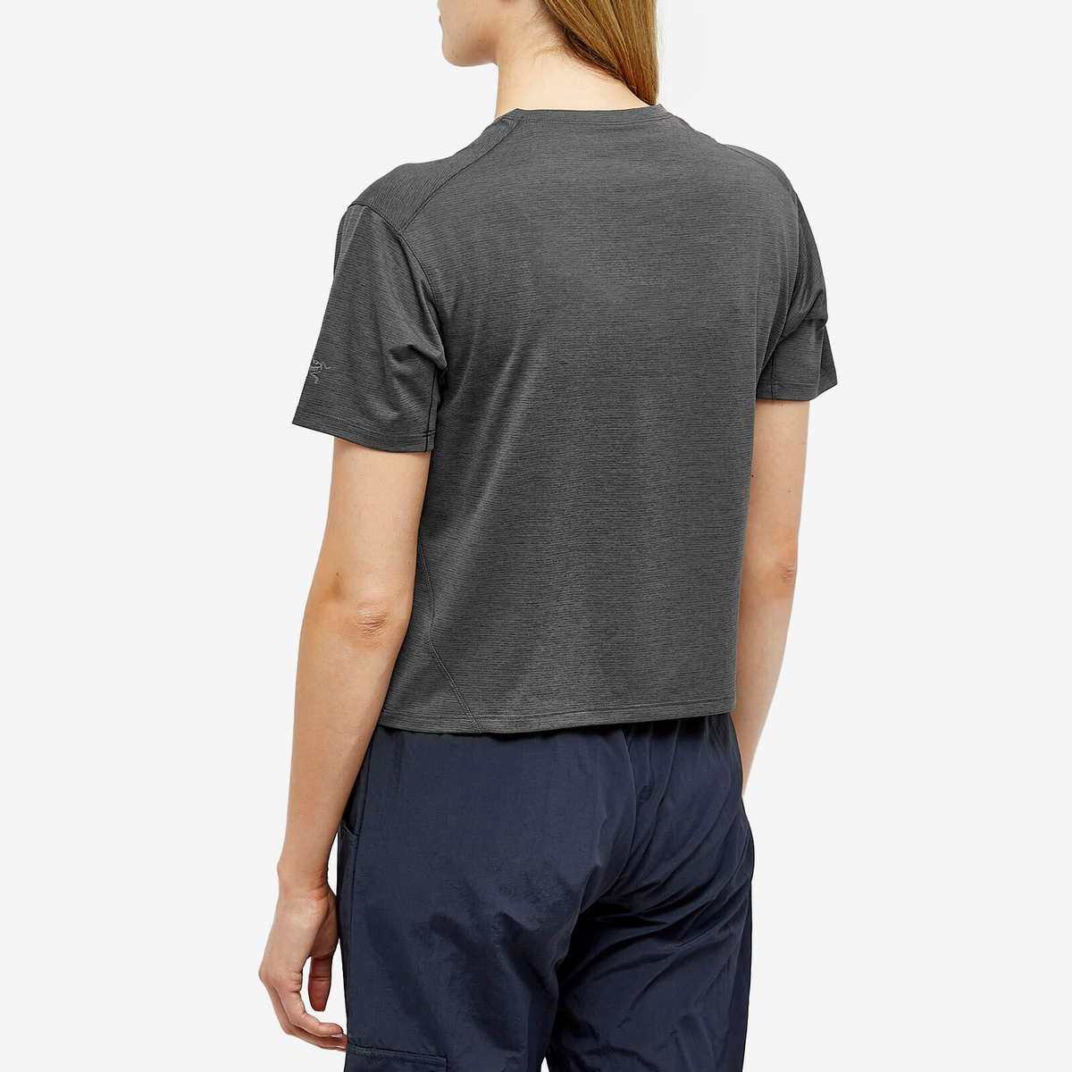 Arc'teryx Women's Taema Crop T-Shirt in Black Arc'teryx