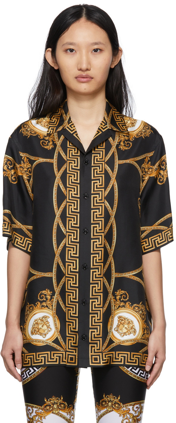 Versace Black Barocco Shirt Versace