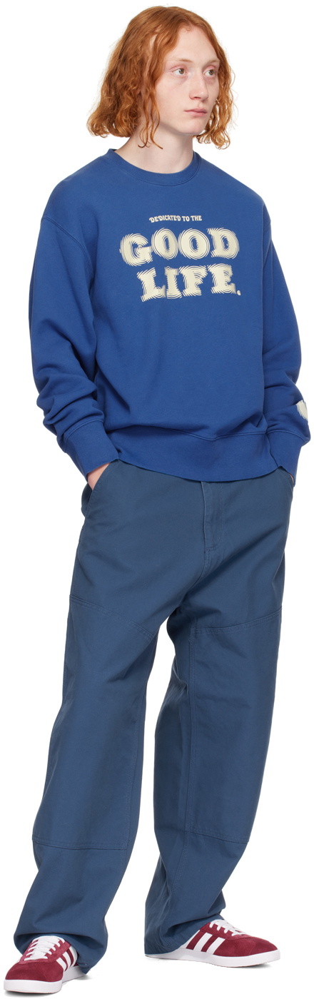 Carhartt Work In Progress Navy Wide Panel Trousers Carhartt WIP