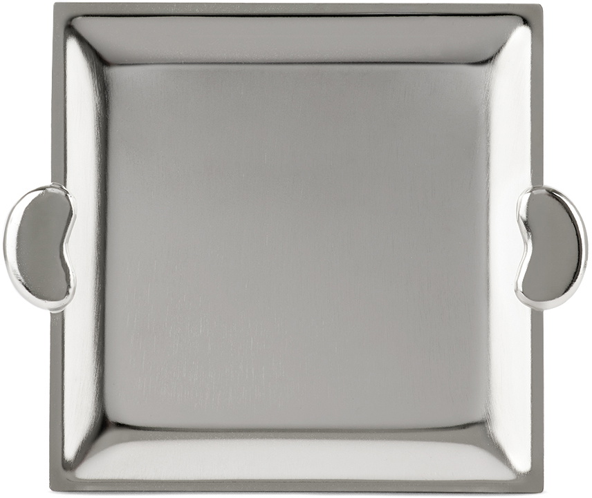 Gohar Silver Bean Square Tray Gohar World