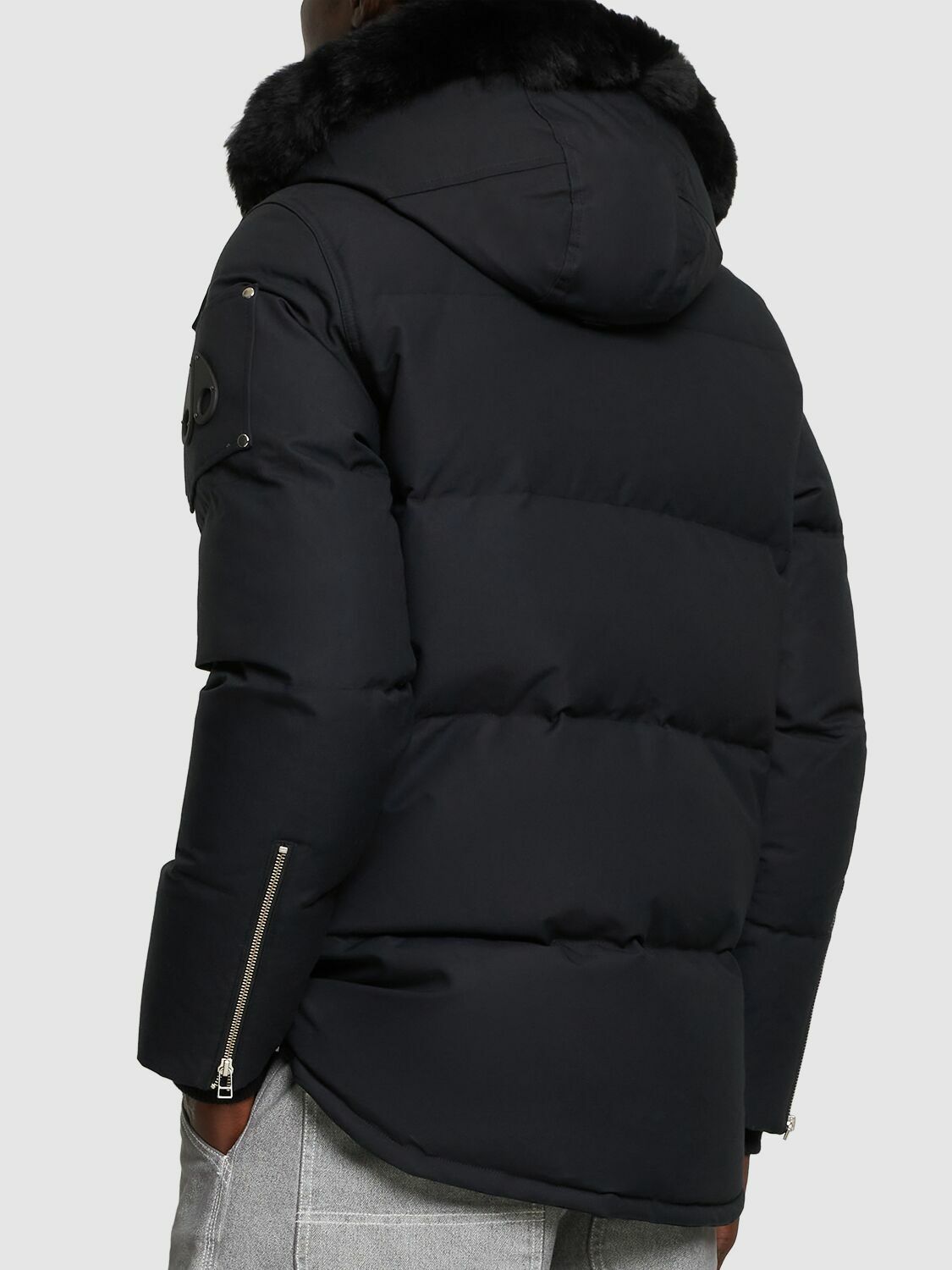 MOOSE KNUCKLES - 3q Cotton Down Jacket W/ Faux Fur Moose Knuckles