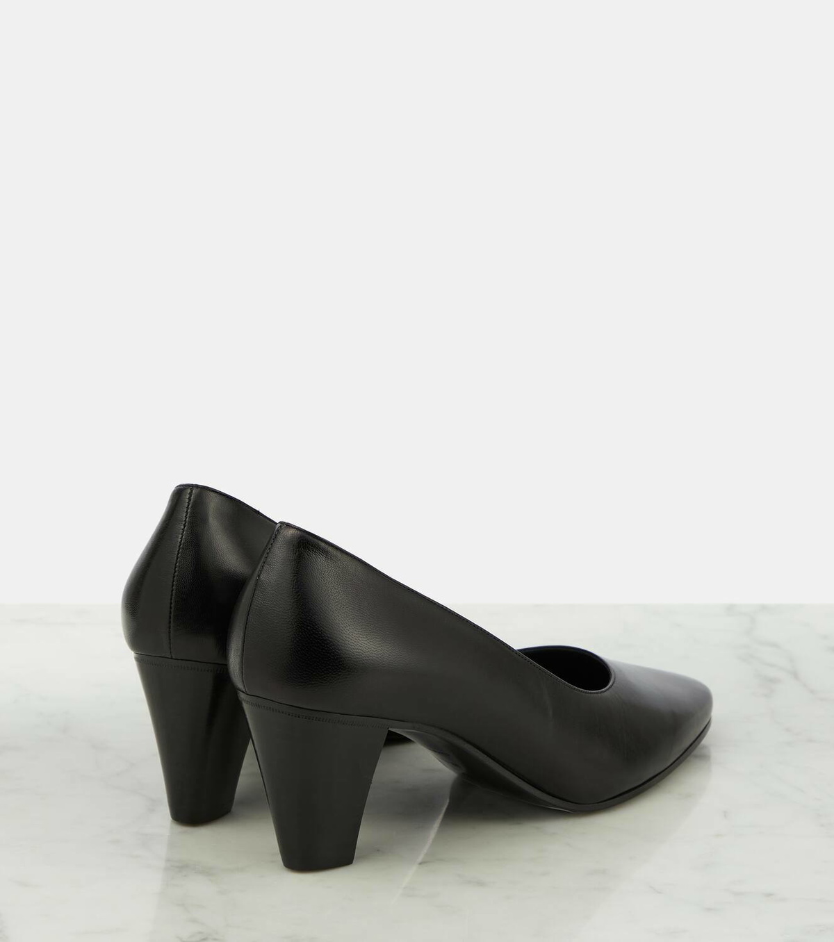 The Row Charlotte leather pumps The Row