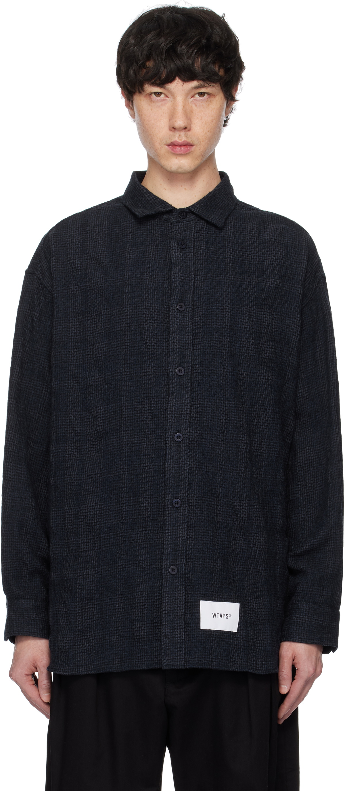 WTAPS Navy Check Shirt WTAPS