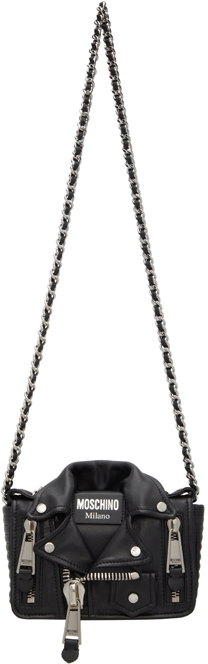 Moschino Black Biker Bag Moschino