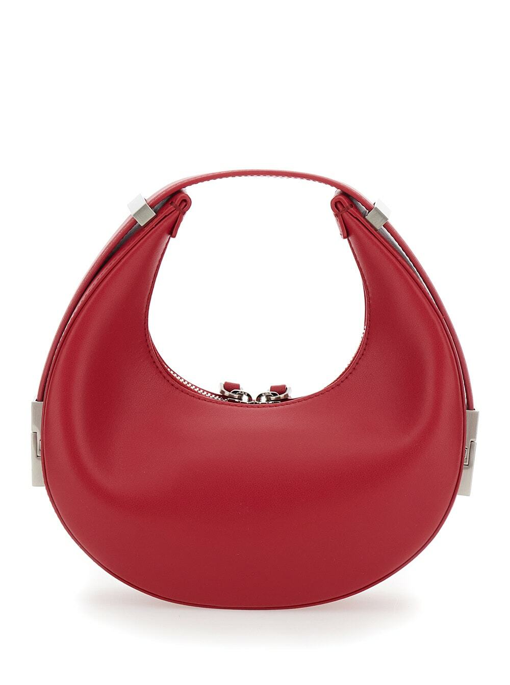 OSOI mini Toni Red Shoulder Bag With Engraved Logo In Leather Woman OSOI