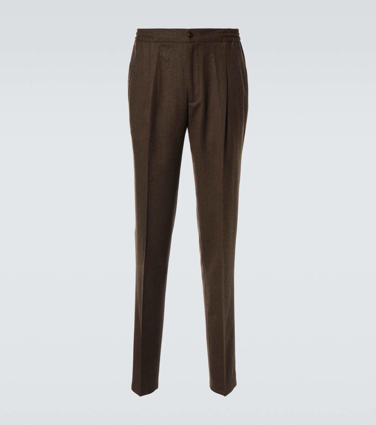 RUBINACCI Virgin wool slim pants Rubinacci