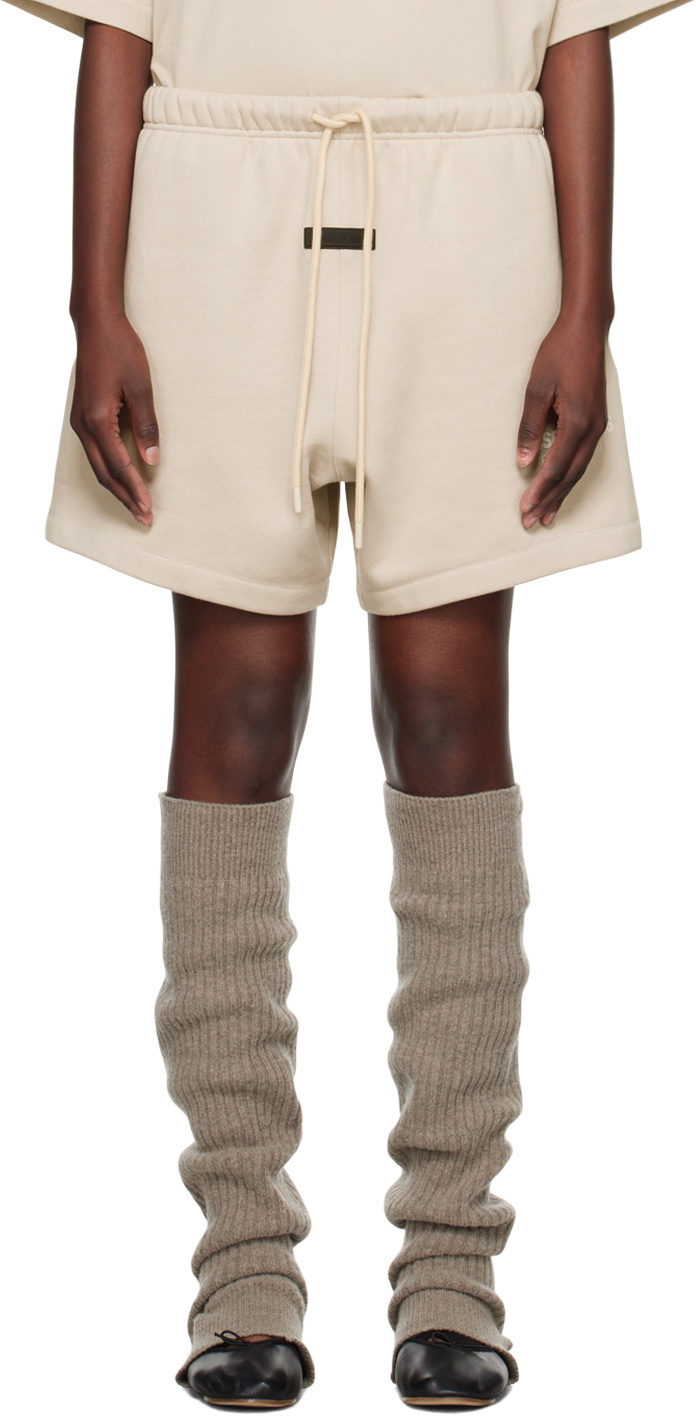 Fear of God ESSENTIALS Taupe Drawstring Shorts Fear Of God Essentials