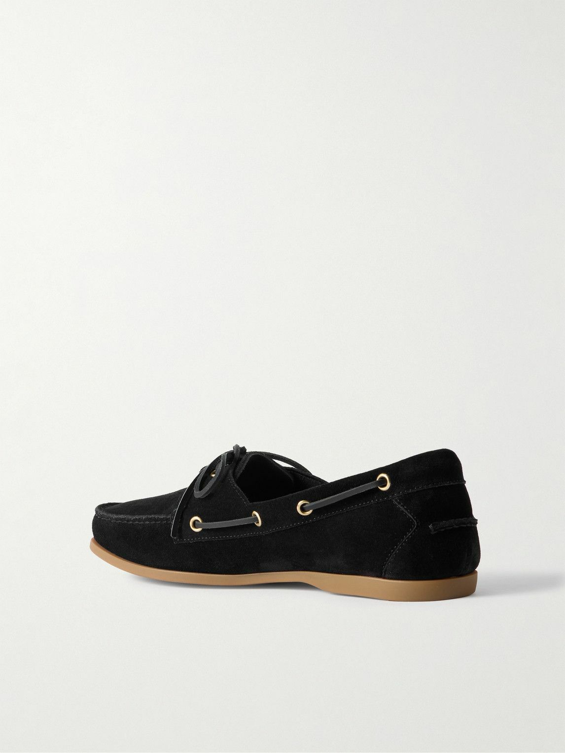 TOM FORD - Robin Suede Boat Shoes - Black TOM FORD
