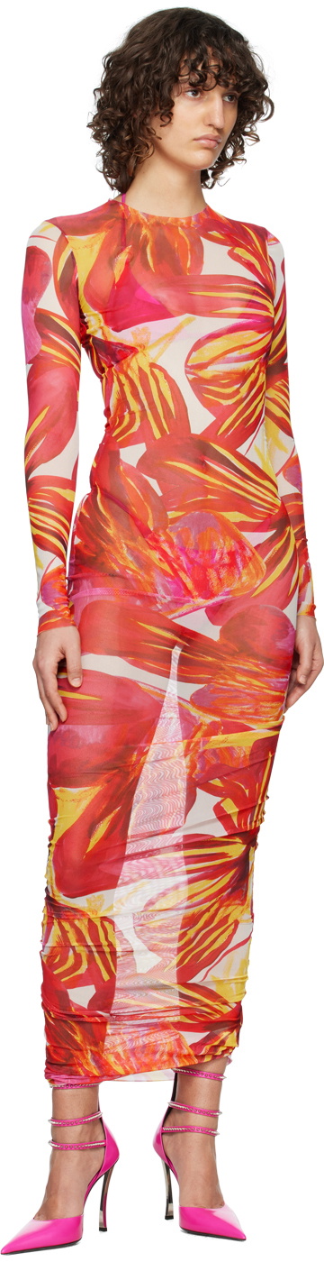 Louisa Ballou Pink High Tide Maxi Dress Louisa Ballou