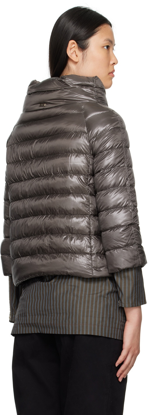 Herno Gray Sofia Down Jacket Herno