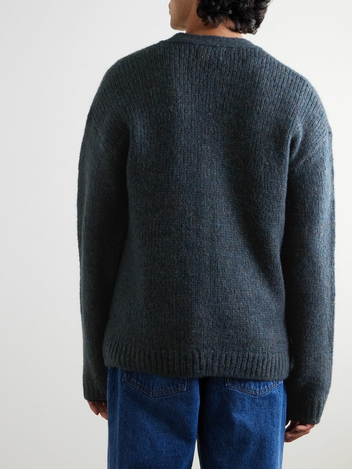 Folk - Knitted Cardigan - Blue Folk