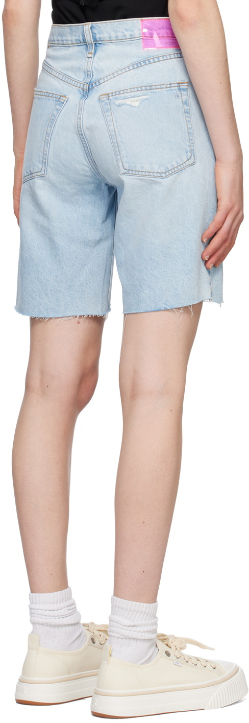 rag & bone Blue Vintage Denim Shorts Rag and Bone