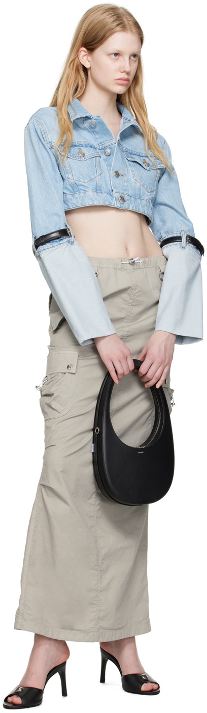 Coperni Blue Hybrid Denim Jacket Coperni