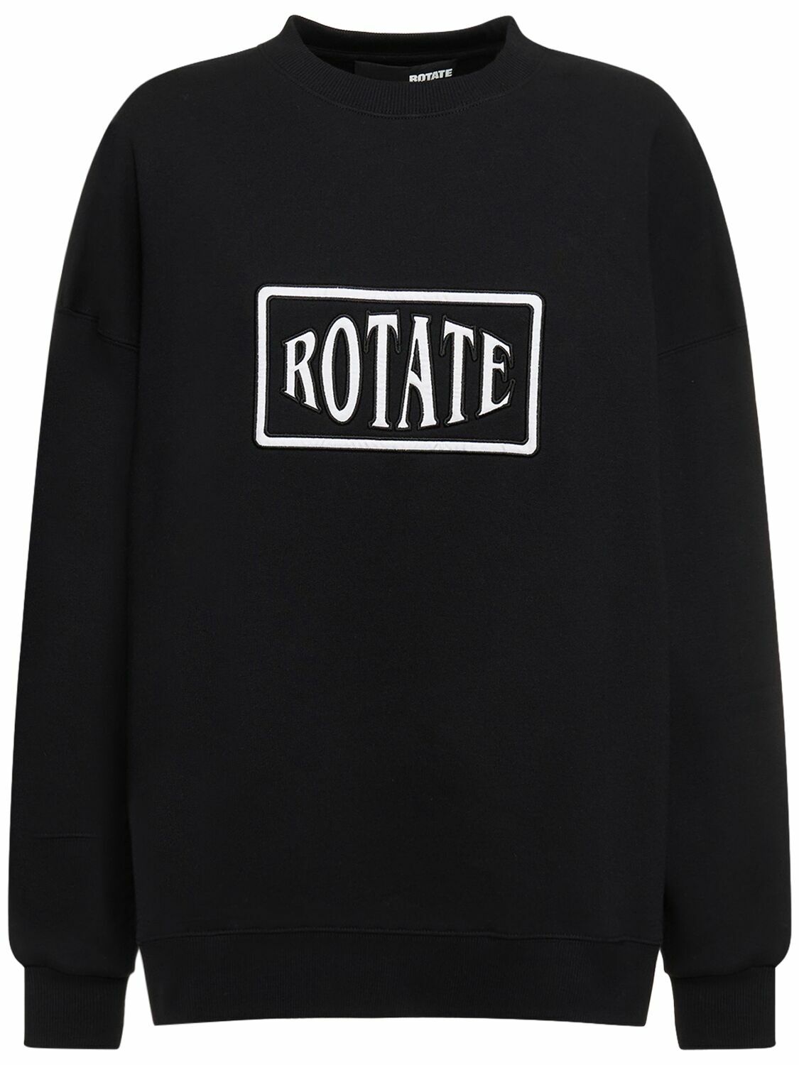 ROTATE - Logo Crewneck Cotton Sweatshirt ROTATE Birger Christensen