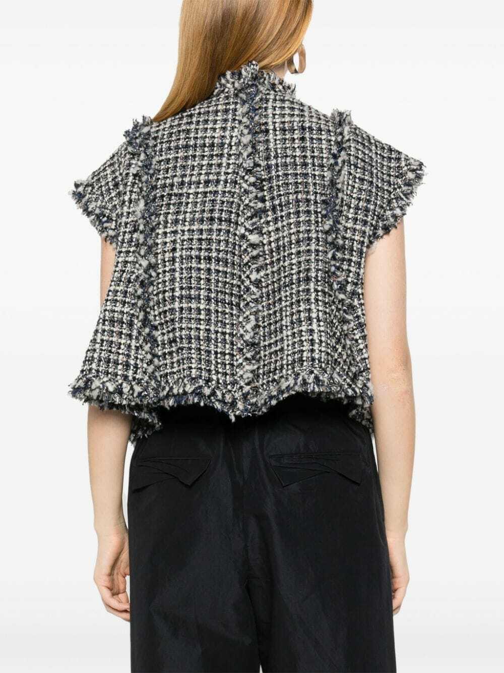 SACAI - Tweed Wool Vest Sacai