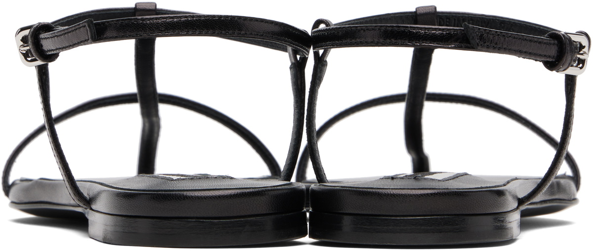 Jil Sander Black Cage Flat Sandals Jil Sander