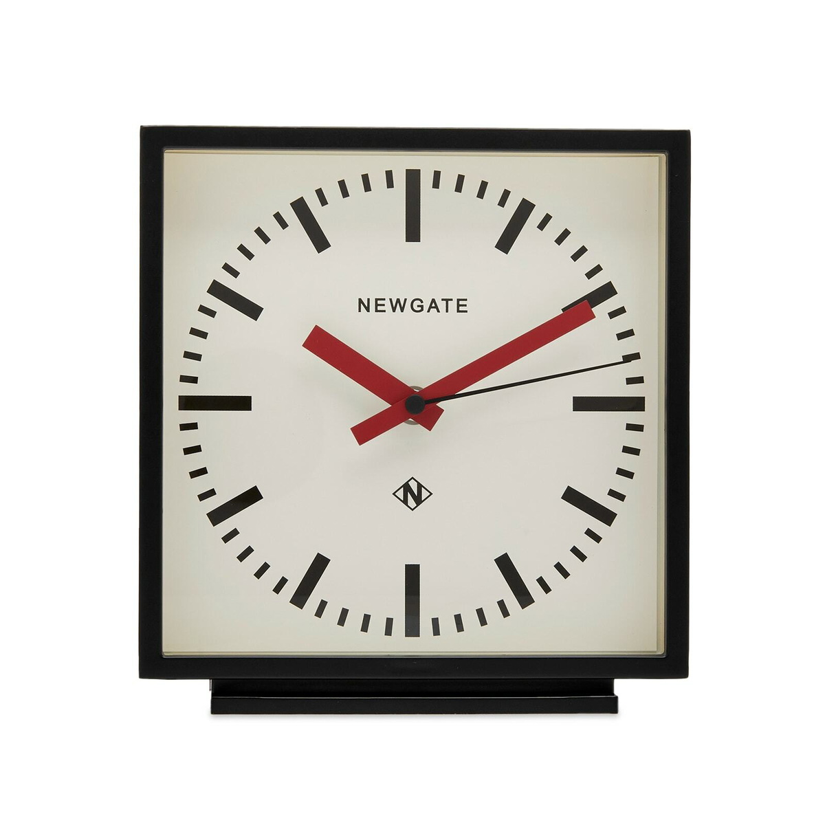 Newgate Clocks AMP Railway Mantel Clock in Red Newgate Clocks