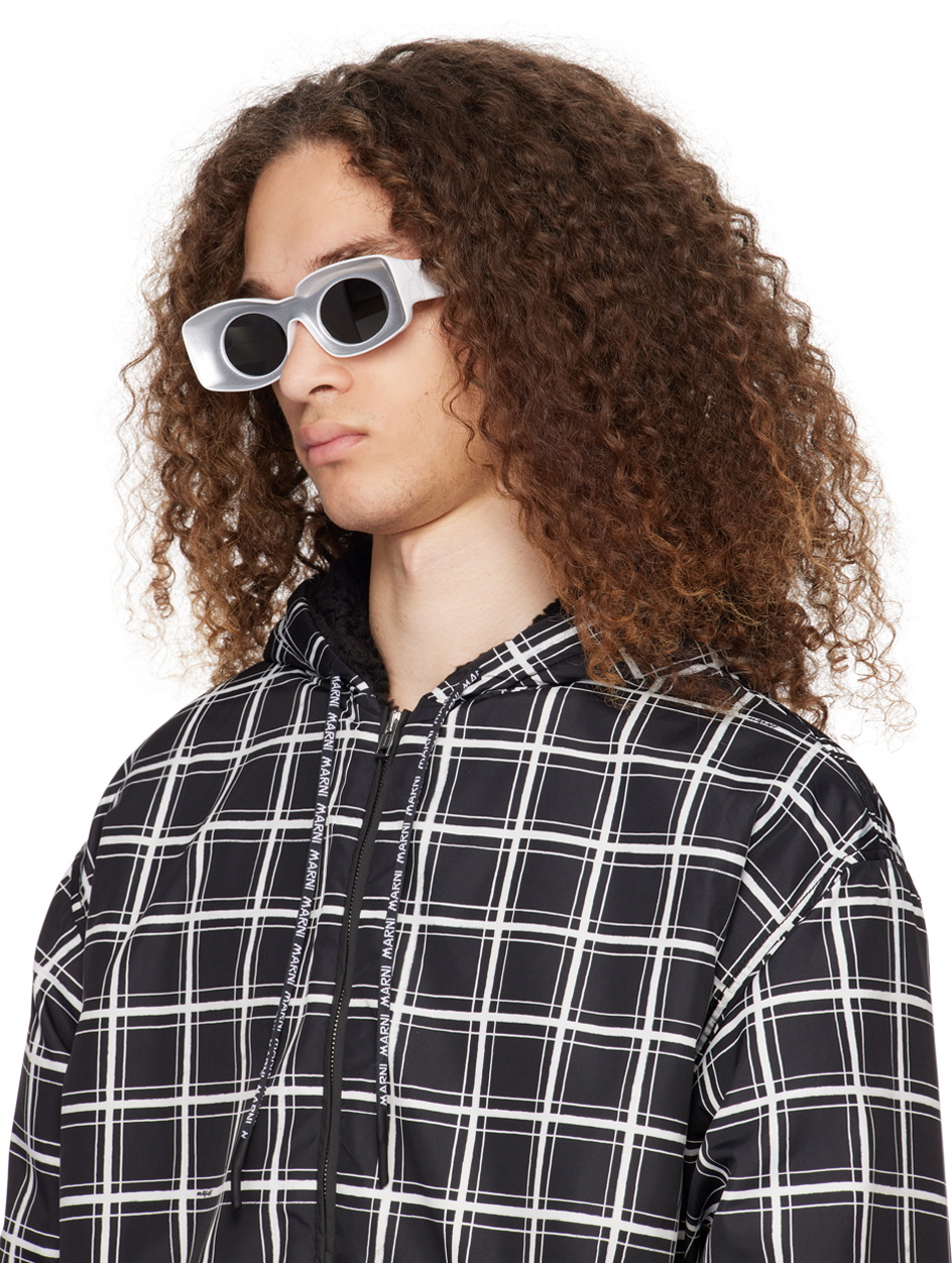 LOEWE White & Silver Paula's Ibiza Original Sunglasses Loewe