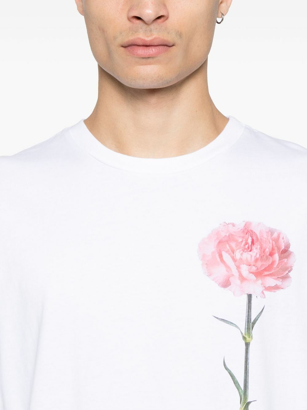 Simone Rocha Carnation-Print T-Shirt Simone Rocha
